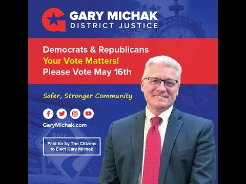 Gary Michak for Back Mountain Magisterial District Judge - YouTube