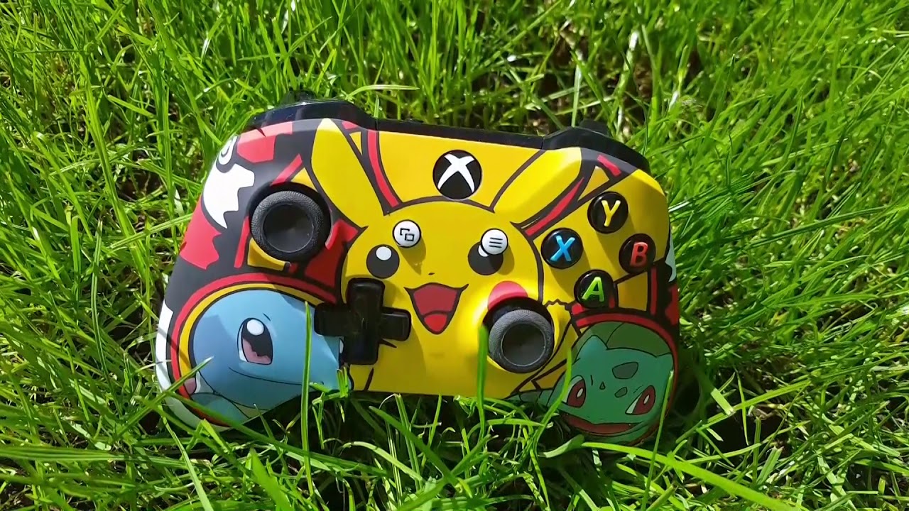 Pokemon Gamers Go custom Xbox One controller by Extreme Consoles - YouTube