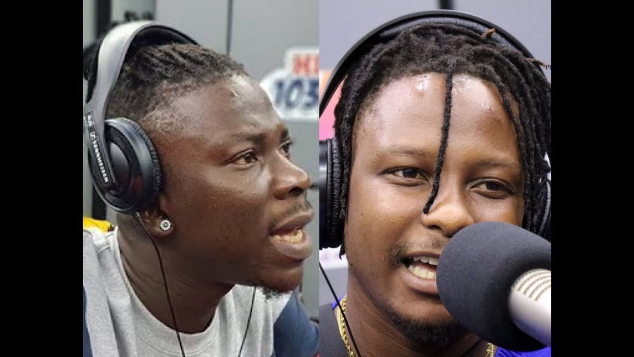 Check out Stonebwoy's response when 'Kelvyn Boy' popped up at Hitz FM ...