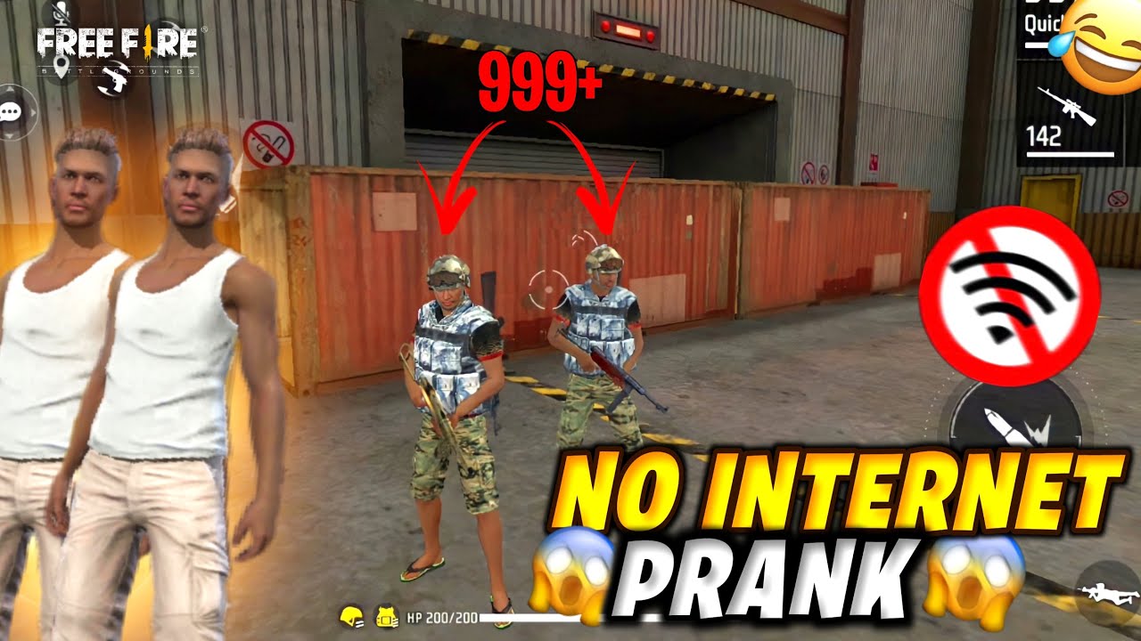 No Internet Prank In Lone Wolf | Free Fire No Internet Prank | Lone ...