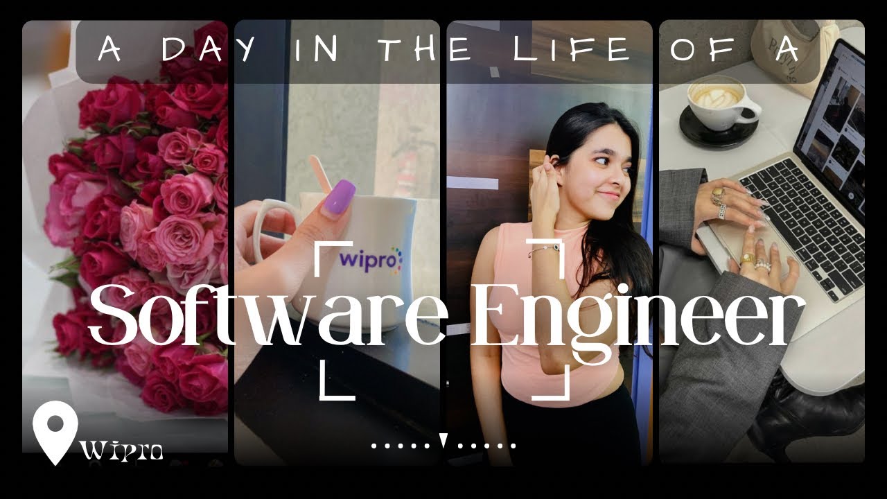 Day in the life of a Software Engineer👩🏻‍💻🎀Kolkata Wipro Campus🥶First ...