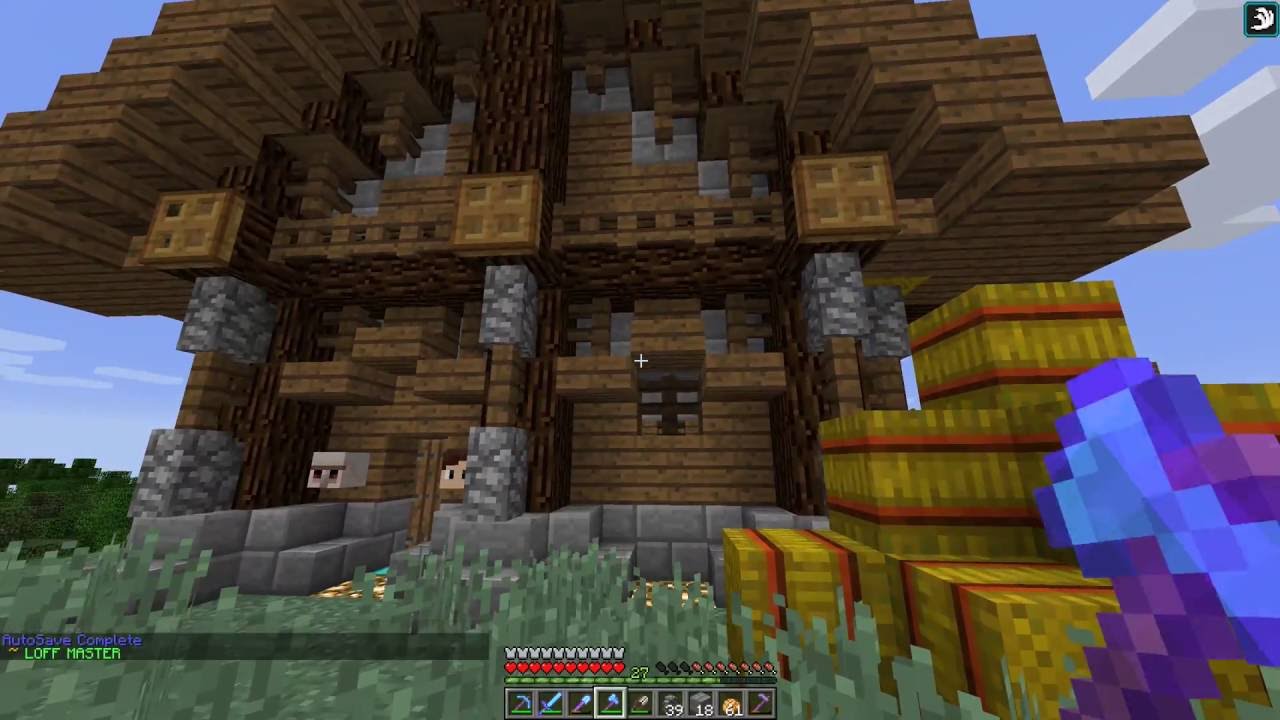 Bygger en shop i staden! | Minecraft Towny #2 - YouTube