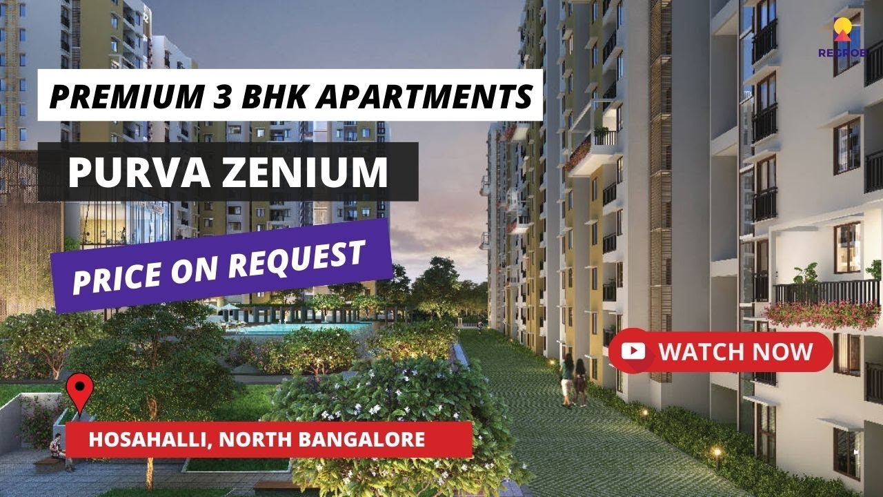 Purva Zenium | ☎+91-9172055685 | 3 BHK Apartments For Sale in Hosahalli ...