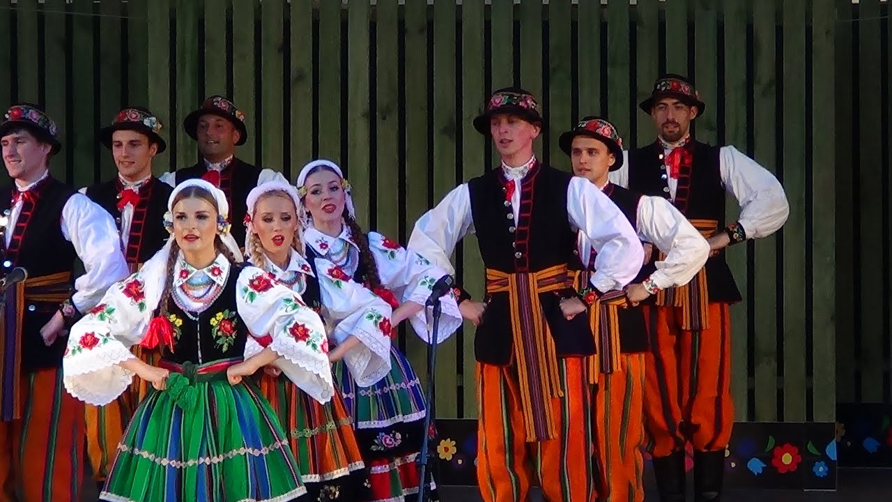 tańce łowickie Zespół Tańca Ludowego UMCS - YouTube