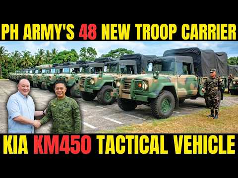 PH Army's 48 New Troop Carrier | KIA KM450 Tactical Vehicle