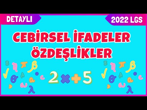 CEBİRSEL İFADELER ÖZDEŞLİKLER 8. SINIF