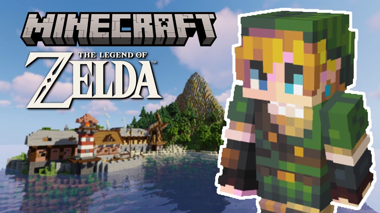 Minecraft, but it's an EPIC ZELDA ADVENTURE! - YouTube