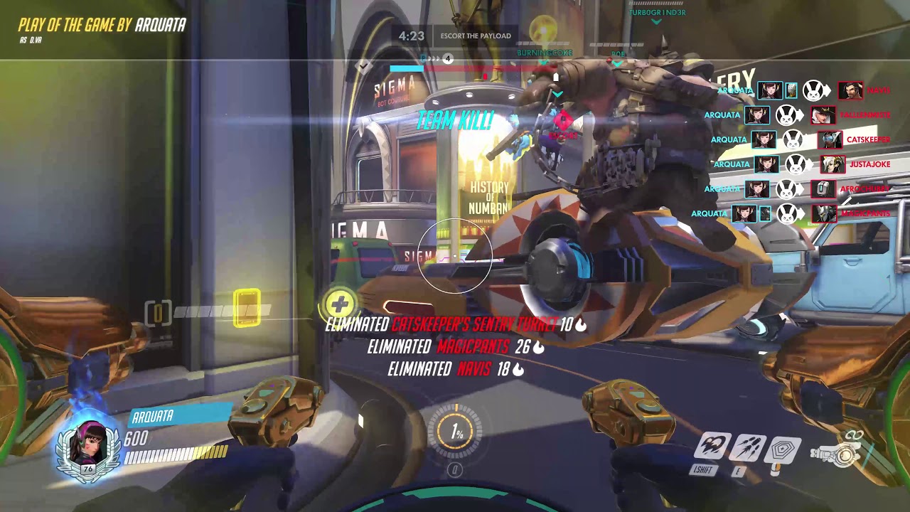 Sextuple Kill D.Va Bomb - YouTube