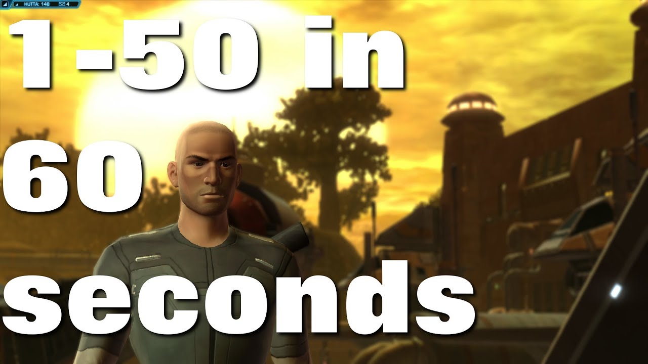 SWTOR 1 50 In 60 Seconds YouTube SWTOR 1 50 In 60 Seconds YouTube