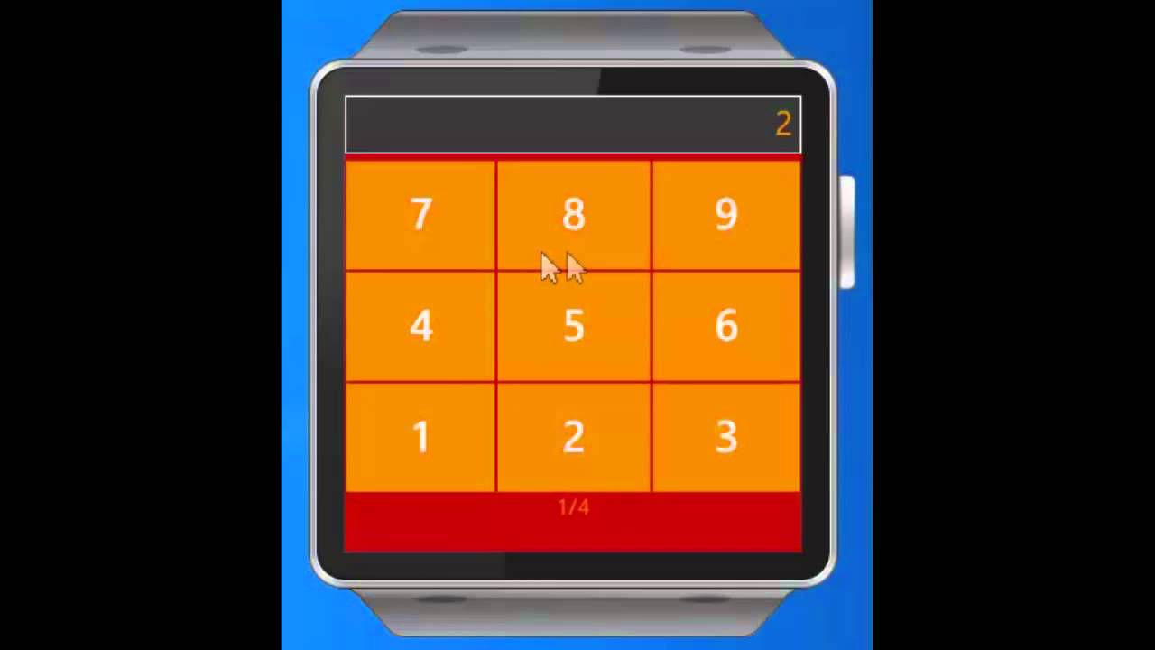 Wearable Calculator for Samsung Gear 2 smartwatch - YouTube