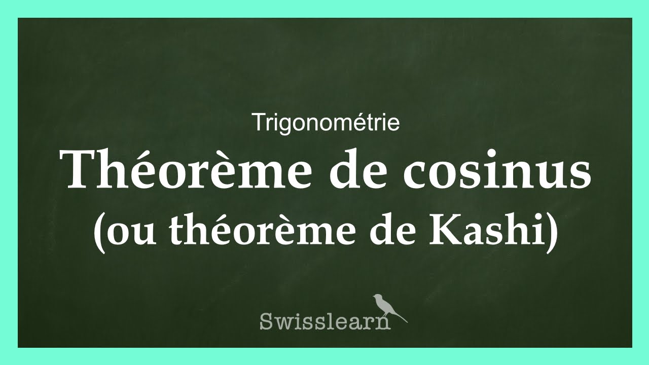 Théorème de cosinus - YouTube