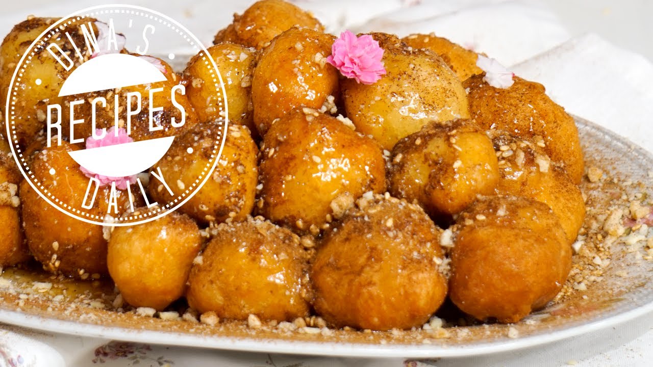 Dina’s Daily Recipes - Λουκουμάδες με μέλι - YouTube