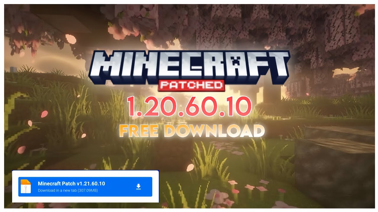 Minecraft Patched New Update 🔥 || 1.20.60.10 || Latest Version Download ...