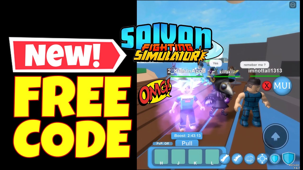 *NEW* ALL FREE CODES SAIYAN FIGHTING SIMULATOR! Helping Players Level ...