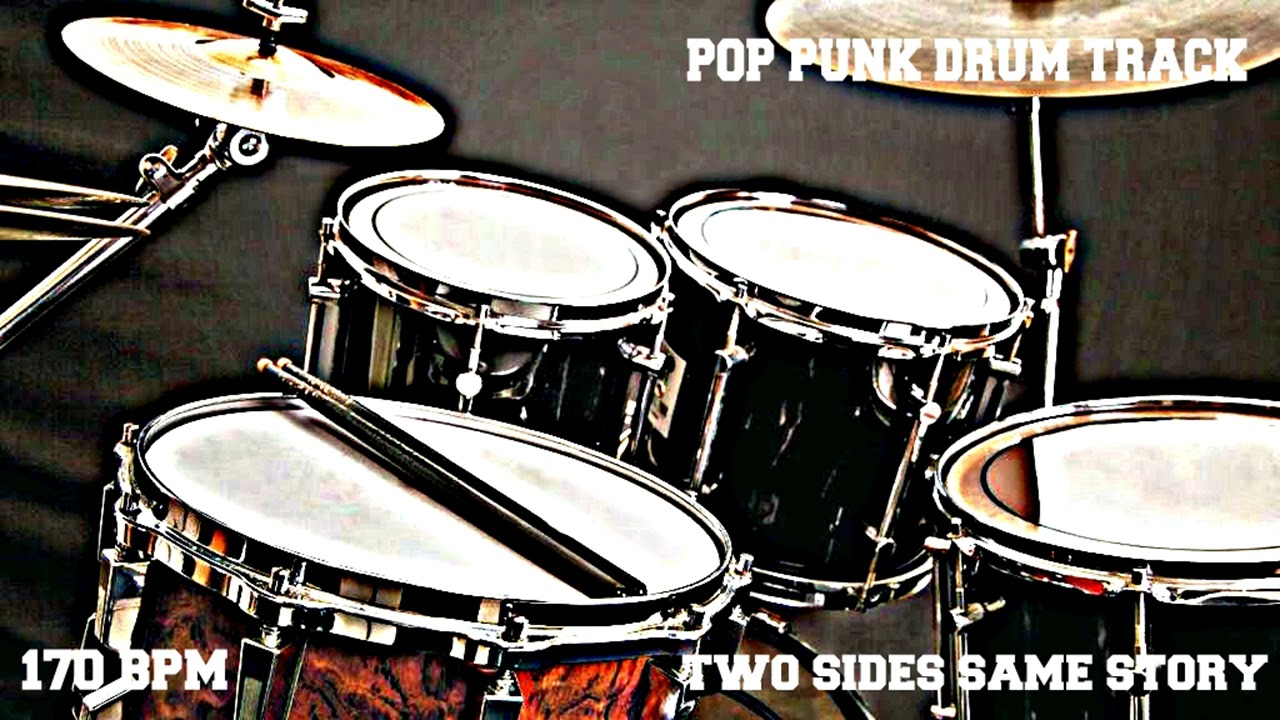Pop Punk Drum Track - 170 BPM #2 (FREE) - YouTube
