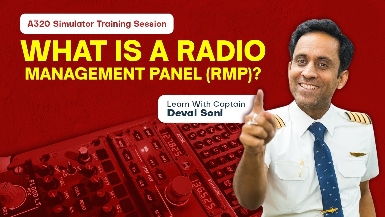 What is a Radio Management Panel (RMP)? A320 Simulator Training Session ...