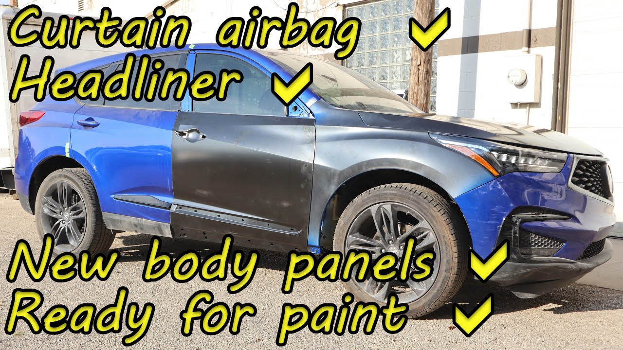 All of the new parts are back on the RDX as we get it ready for paint ...