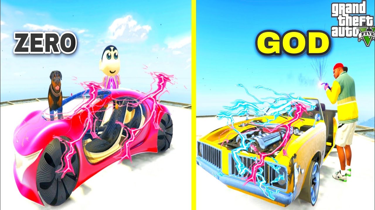 GTA 5 : Franklin Transforming Zero To God Car Through Portal IN GTA 5 ...