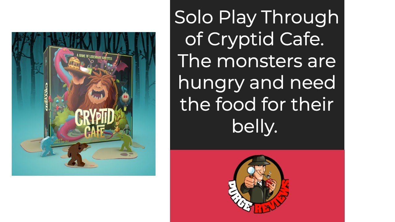 Cryptid Cafe Play Through by Purge Reviews - YouTube