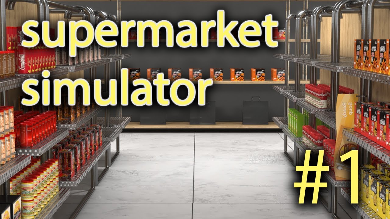 Supermarket Simulator, First look - YouTube