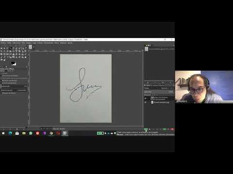 Quitar el fondo a una firma para usarla en documentos utilizando GIMP