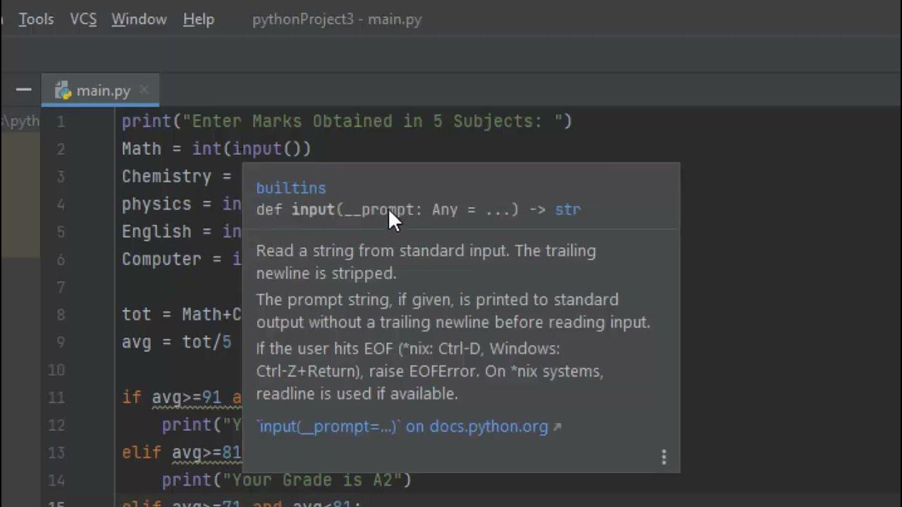 Grade in Python@COMPUTEREXCELSOLUTION - YouTube