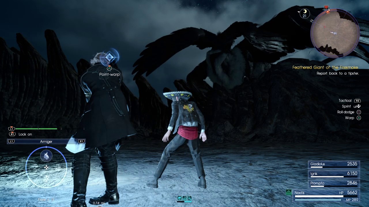 FINAL FANTASY 15 RIP ZU - YouTube