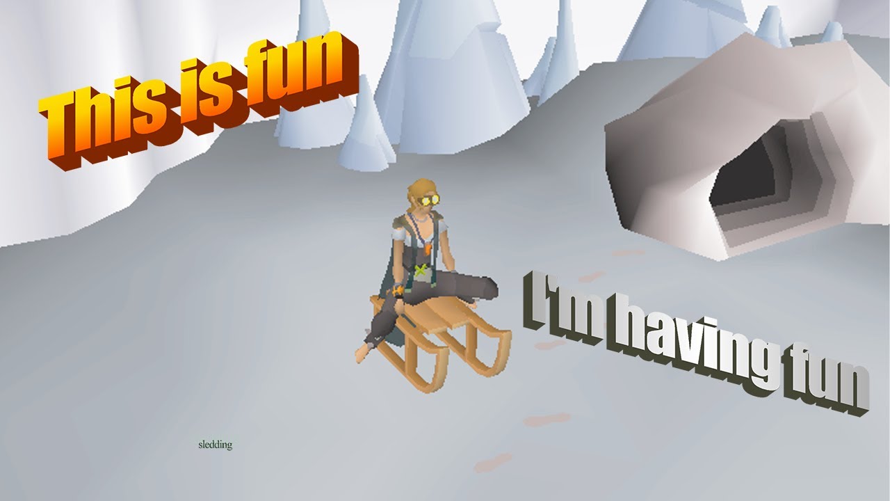 OSRS Tricks: Sledding - YouTube