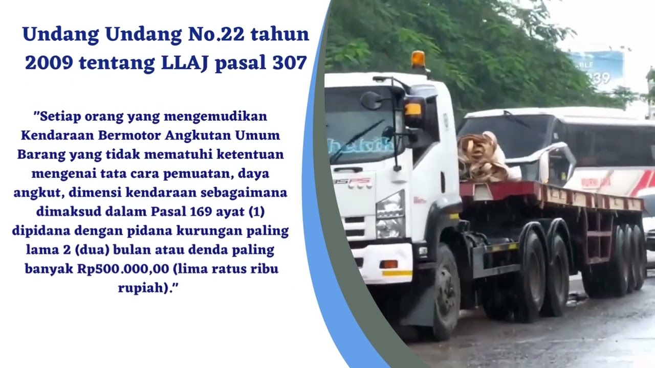 EDUKASI KENDARAAN OVER DIMENSION OVER LOADING (ODOL) - YouTube