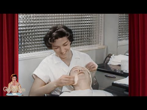 A Visit to a 1950's Beauty Salon: Restored and Colorized