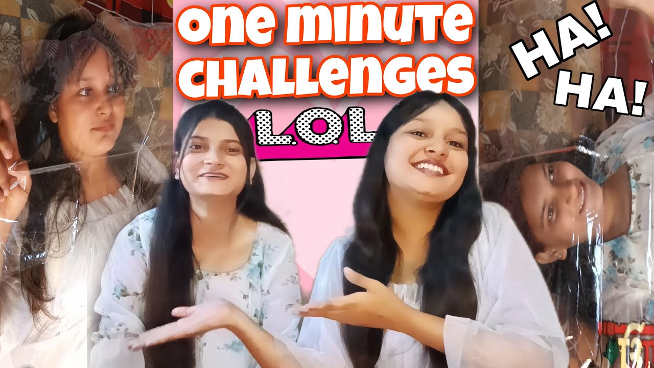 ONE MINUTE CHALLENGES 🧐 || MOST FUNNIEST 😂 - YouTube