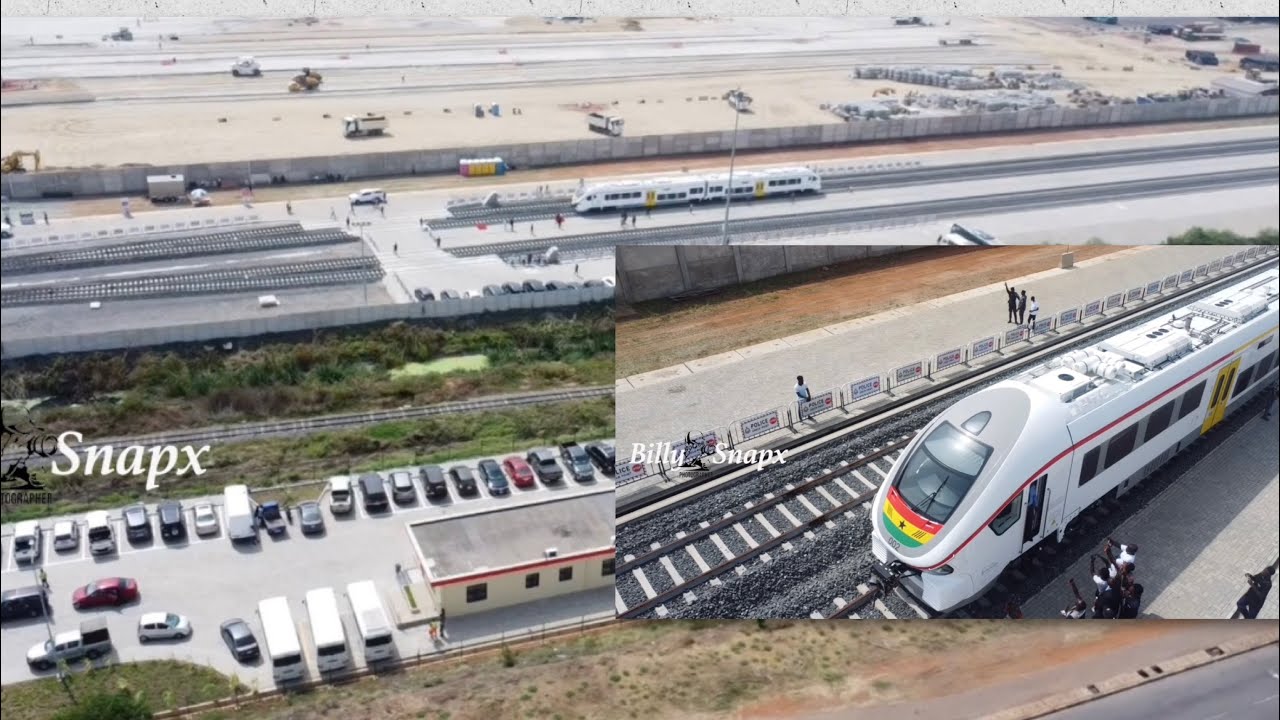 The First Ultra Modern Railway and Train Line in Ghana 🇬🇭 - YouTube