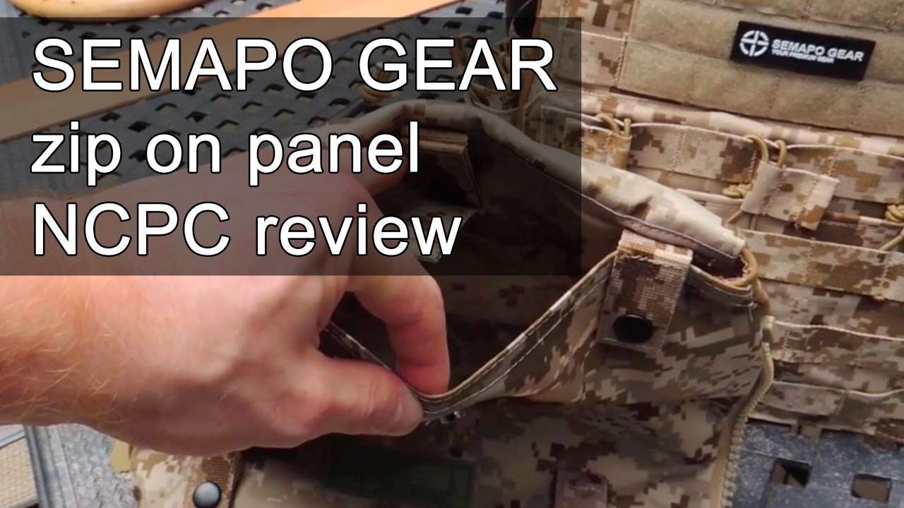 SEMAPO GEAR - zip on panels (2 kind of panel) + NCPC review - YouTube