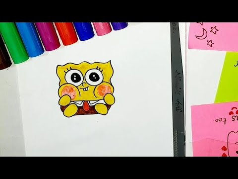 How to draw SpongeBob SquarePants @Ms.ARTISTRY | Easy to draw | smart ...