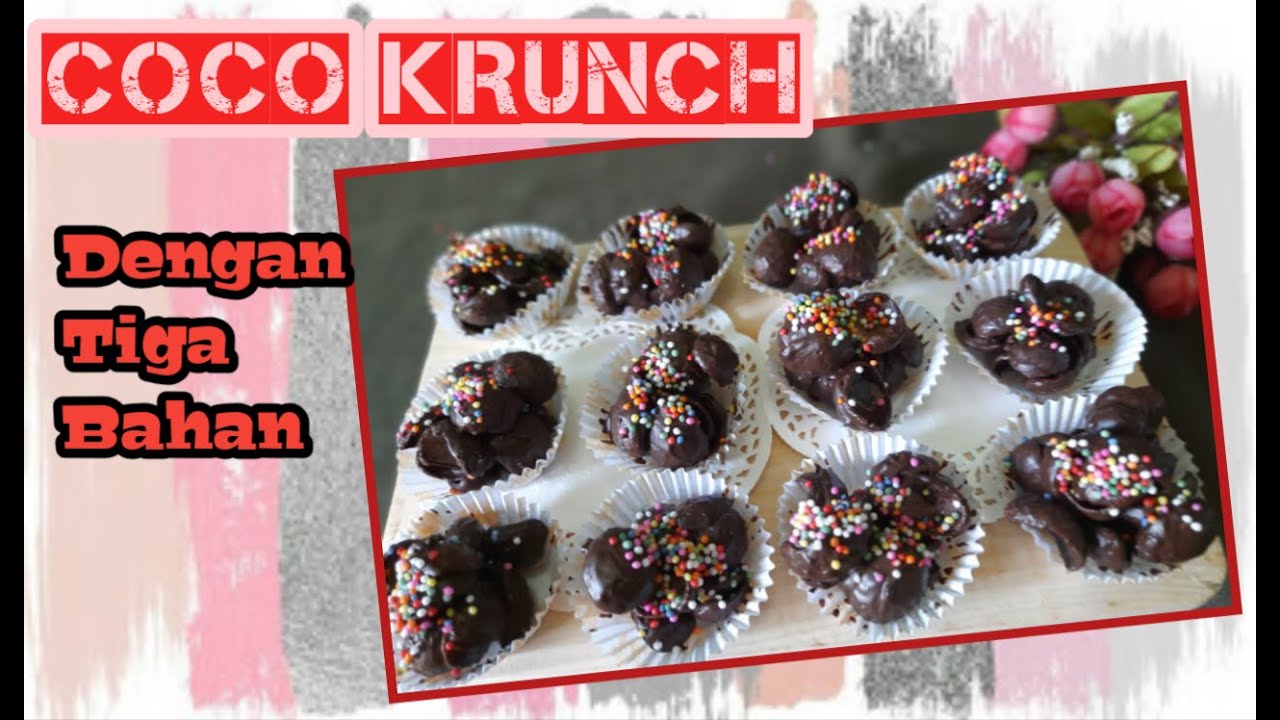 Resep Coco Krunch Coklat hanya dengan 3 bahan - YouTube
