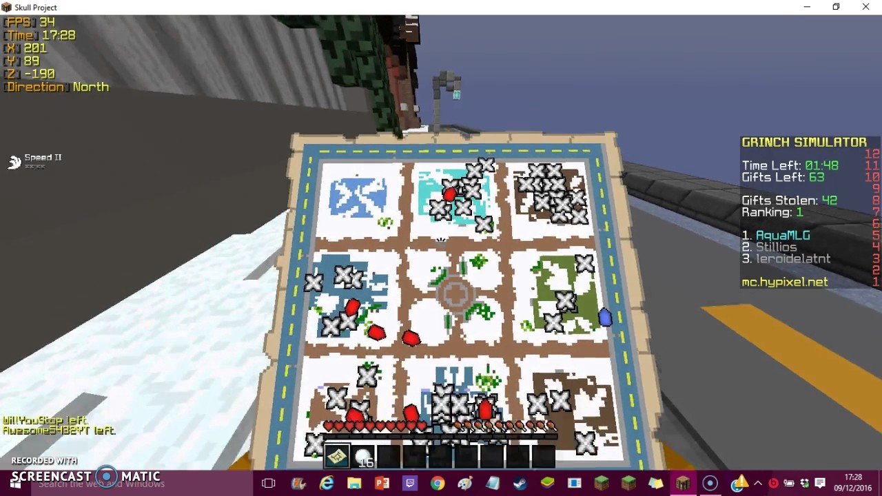 Minecraft Hypixel Grinch Simulator #9 ¦ Christmas Minigames! - YouTube