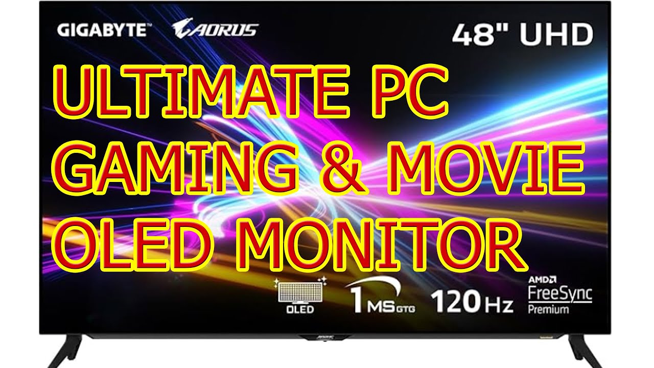 🤩 AORUS 48 Inch 4K OLED PC Mac USB C Gaming Monitor FO48U NVIDIA RTX ...
