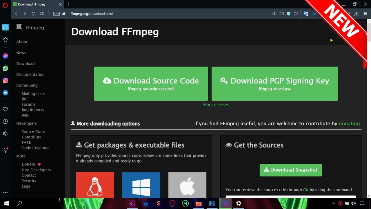 Como Descargar e Instalar FFmpeg en Windows Paso a Paso 2025 Facil y Rapido 🎥 - YouTube
