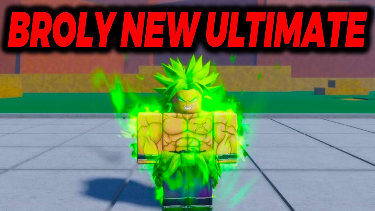 Broly New Ultimate Showcase In Roblox Z Battlegrounds! - YouTube