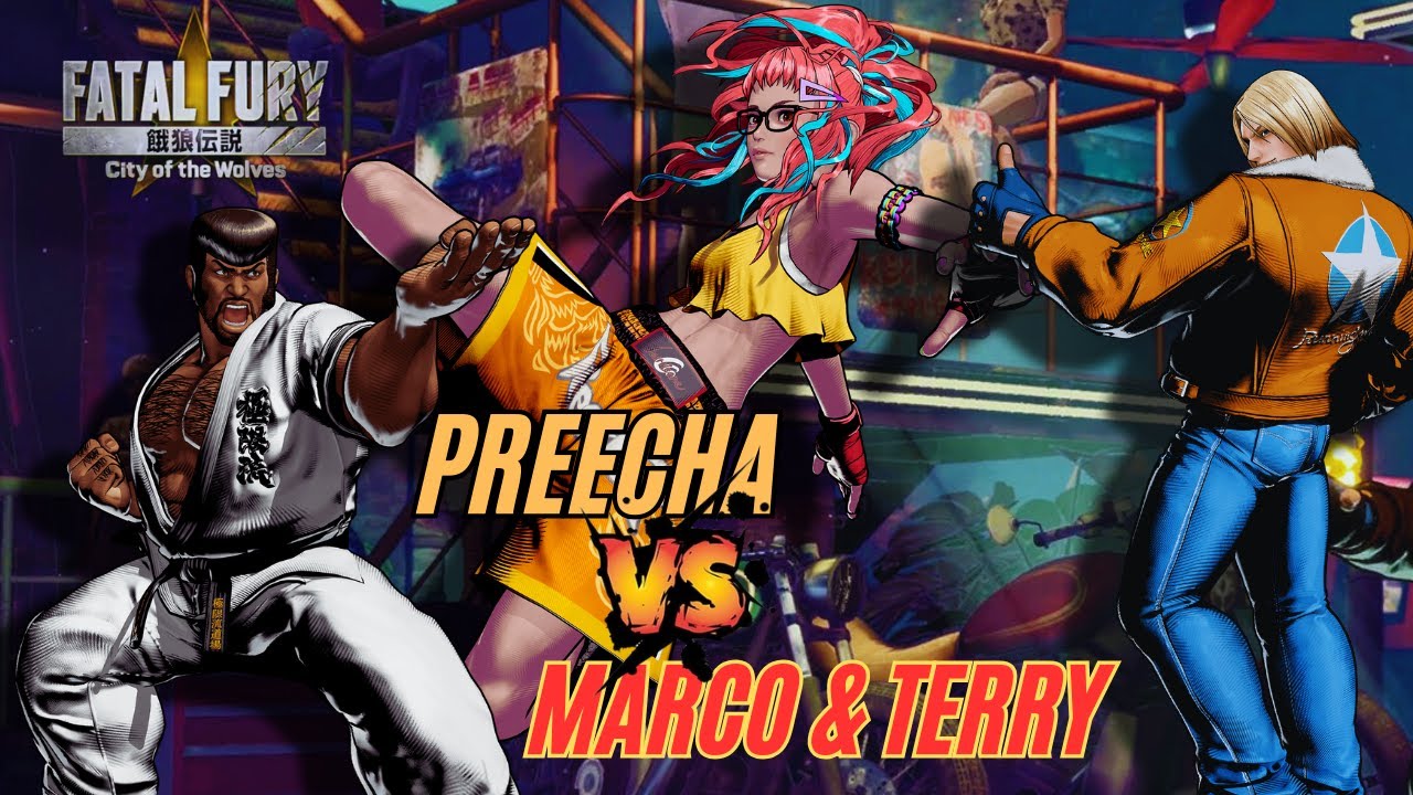 Fatal Fury: City of the Wolves Preecha vs Marco, Rock & Terry EPIC Full ...
