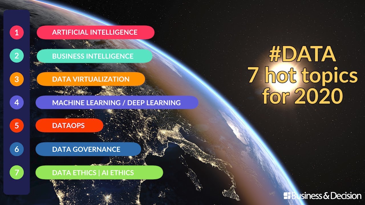 #Data: 7 hot topics for 2020 - The full video - YouTube