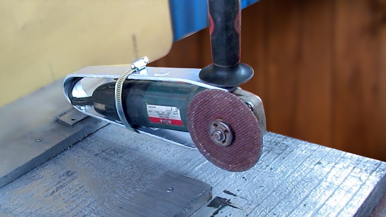 Unbelievable Angle Grinder Hack! | DIY Grinder Support for Ultimate ...