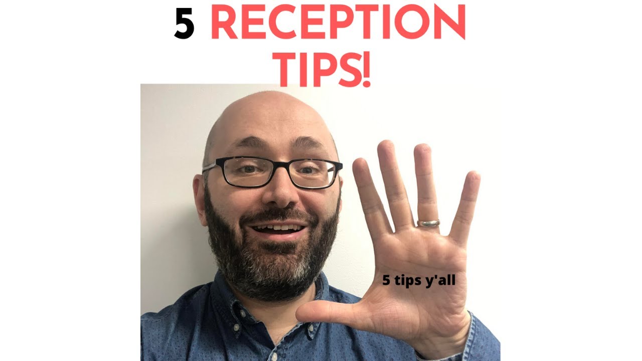 5 Wedding Reception Tips! - YouTube