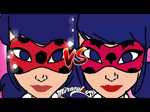 Miraculous : Aqua LadyBug VS Ice LadyBug Transformation Animation ...