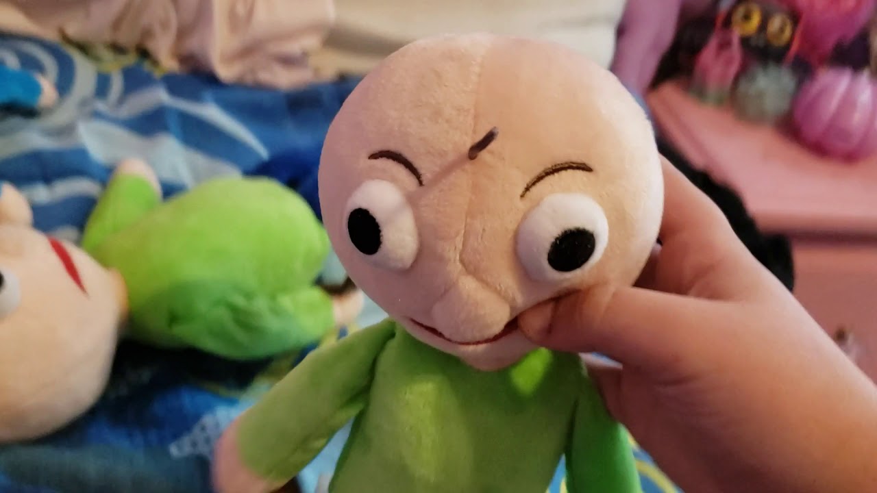 Baldis basics plush full set review - YouTube