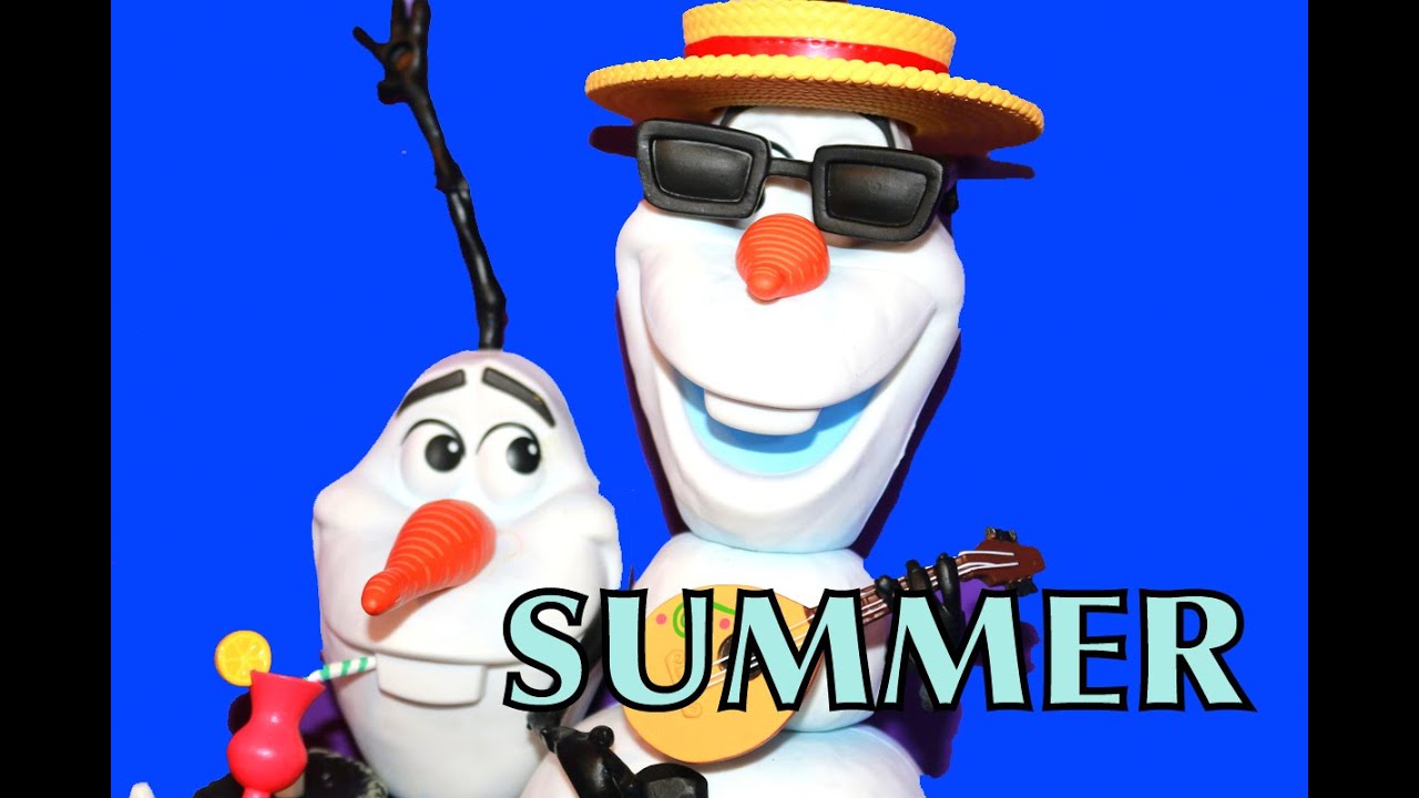 Frozen Olaf In Summer Mix 'Em Up Disney Store AllToyCollector - YouTube