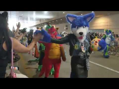 Anthrocon 2019 - Fursuit Parade - 1080p - YouTube