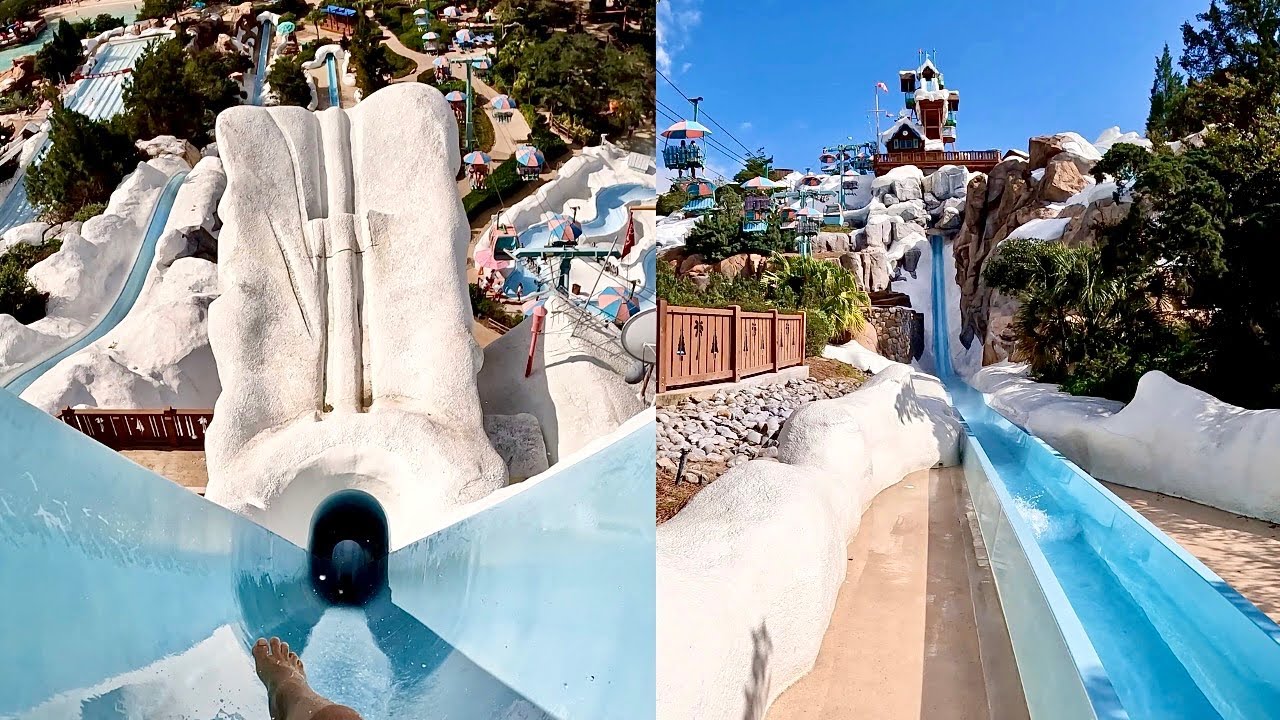 Summit Plummet | Tallest, Fastest Vertical Freefall Body Slide | Disney ...