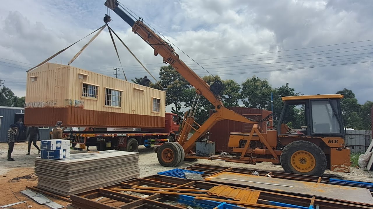 1 Bhk Container House l 24'x10'x09' l Fully Furnished l At low price #containerhome #farmhouse ...