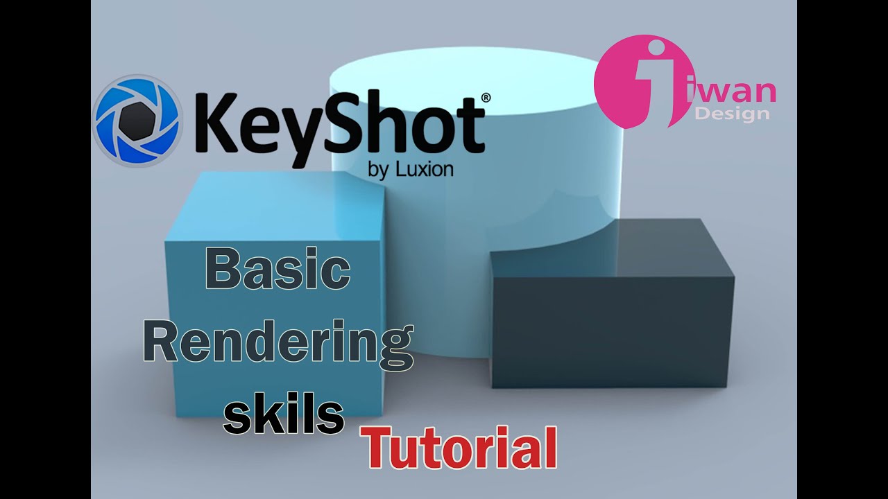 Easy way to learn keyshot rendering tool for beginners 2022 #keyshot 8 ...